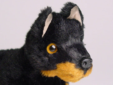 "Bolt" Doberman Pinscher Luxury Plush Stuffed Dog – Big Furry Friends